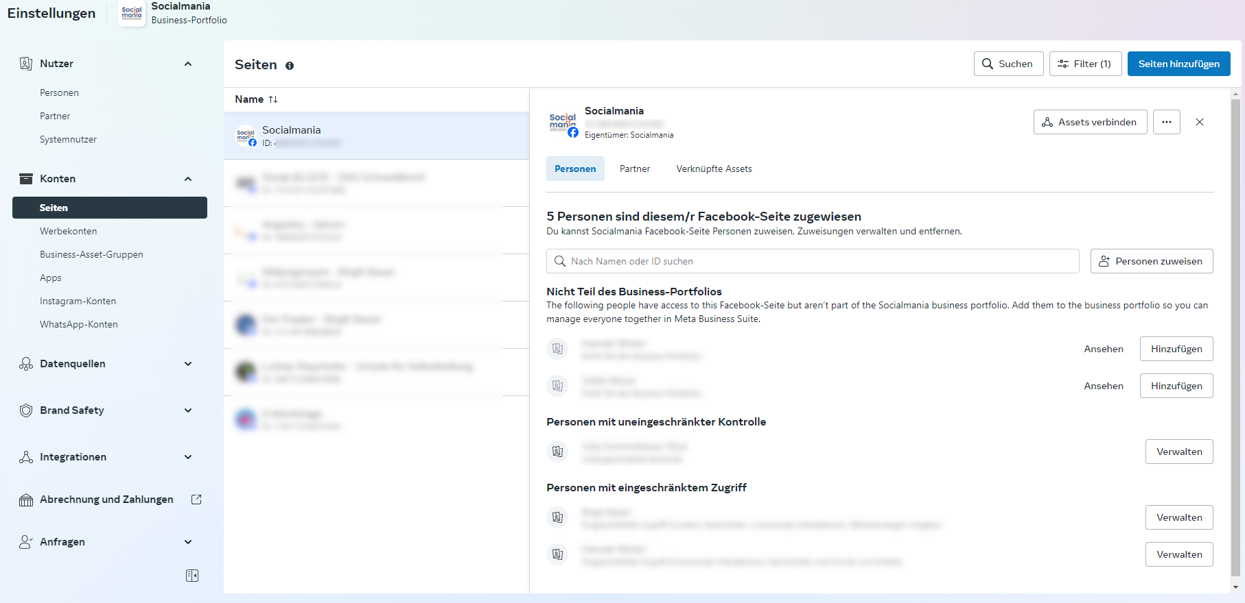 Einführung in die Meta Business Suite